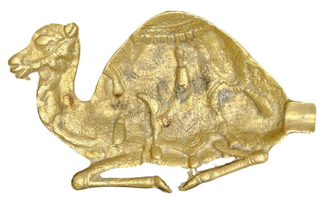 Vintage Brass Camel Ashtray Trinket Dish Sitting Decor Collectible ...