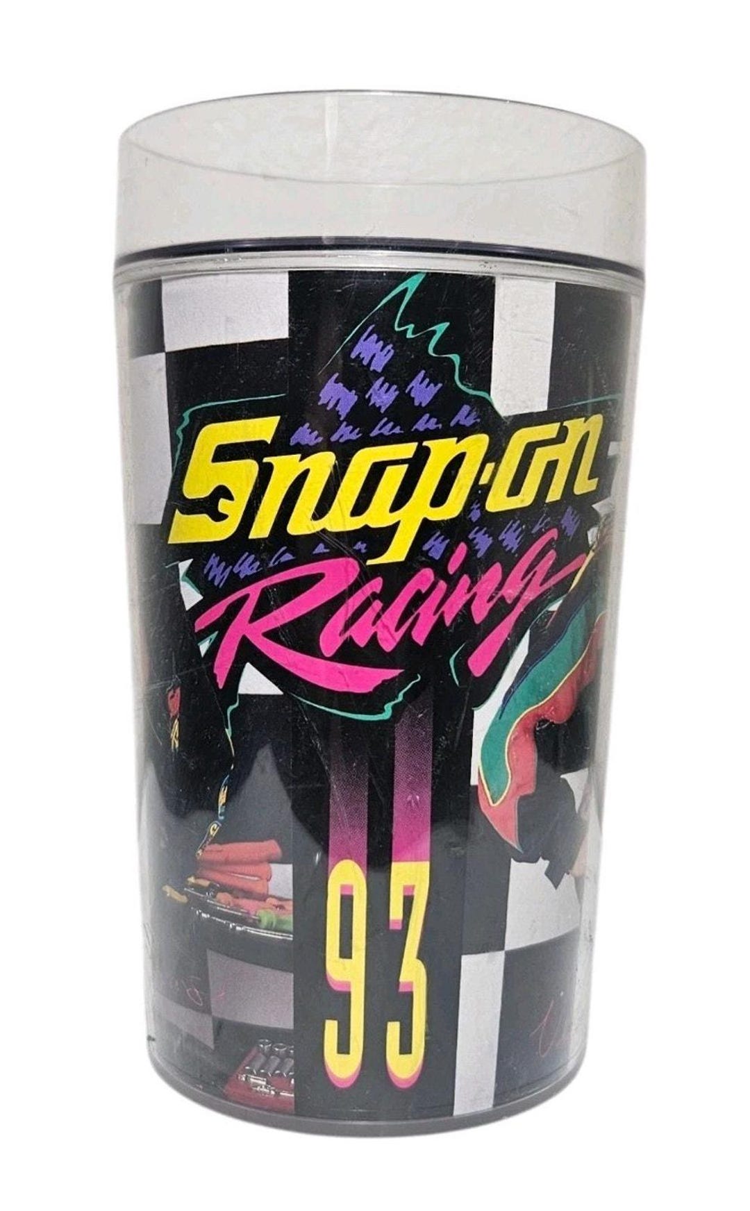 Snap-on Tools Thermo-serv Mug Cup Vtg USA Racing Plastic 90s ...