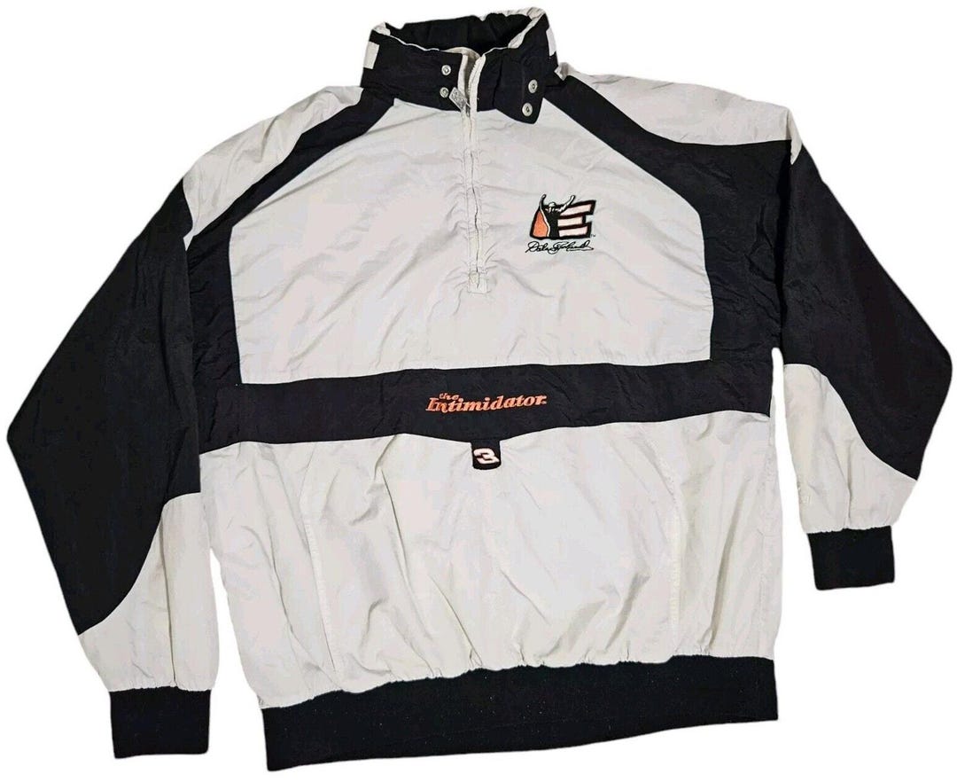 Dale Earnhardt Pullover Jacket Intimidator Chase Authentics 2XL White ...