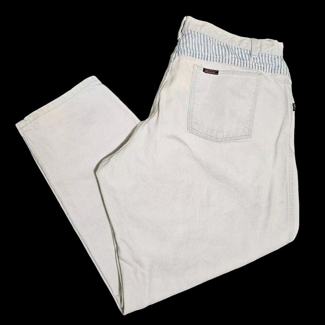 Vintage Sasson Denim Jeans 80s Light Wash Distressed Womens 24 W Cotton ...