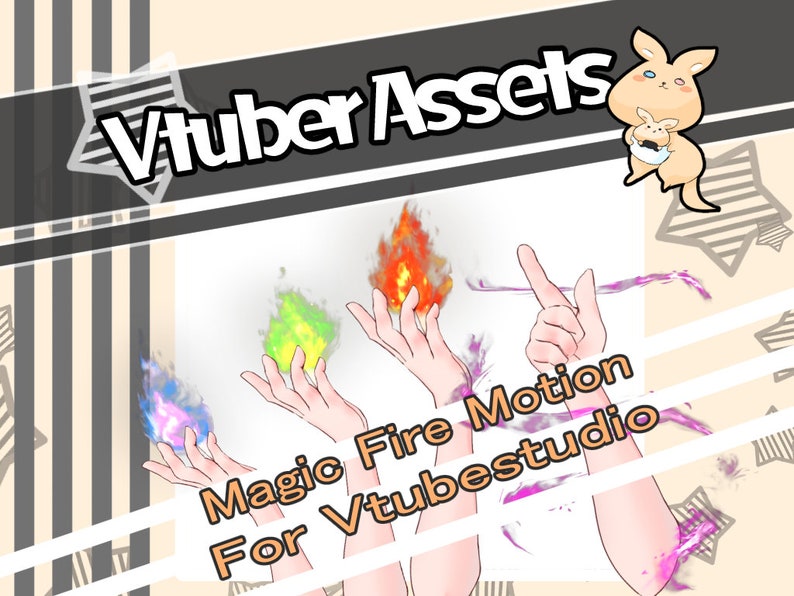Magic Fire 【vtuber】【vtubestudio】 - Etsy