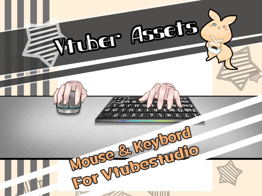 Vtuberassets/mouse & Keyboard - Etsy