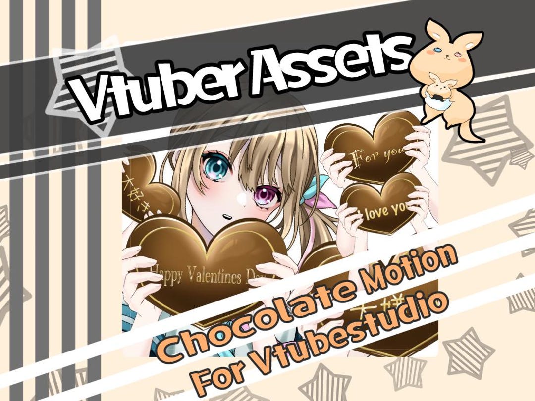 Live2d】valentaines Chocolate 【vtuber】 - Etsy