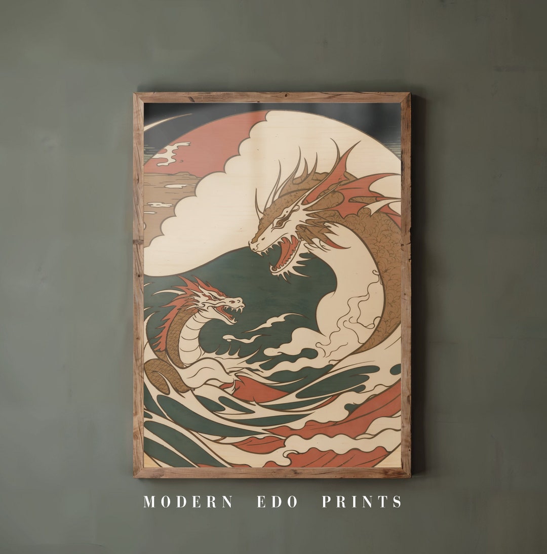 Digital Ukiyo-e Dragon Prints: Contemporary Interpretations of ...
