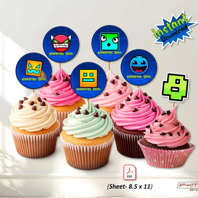 Sticker Geometry Dash - Etsy