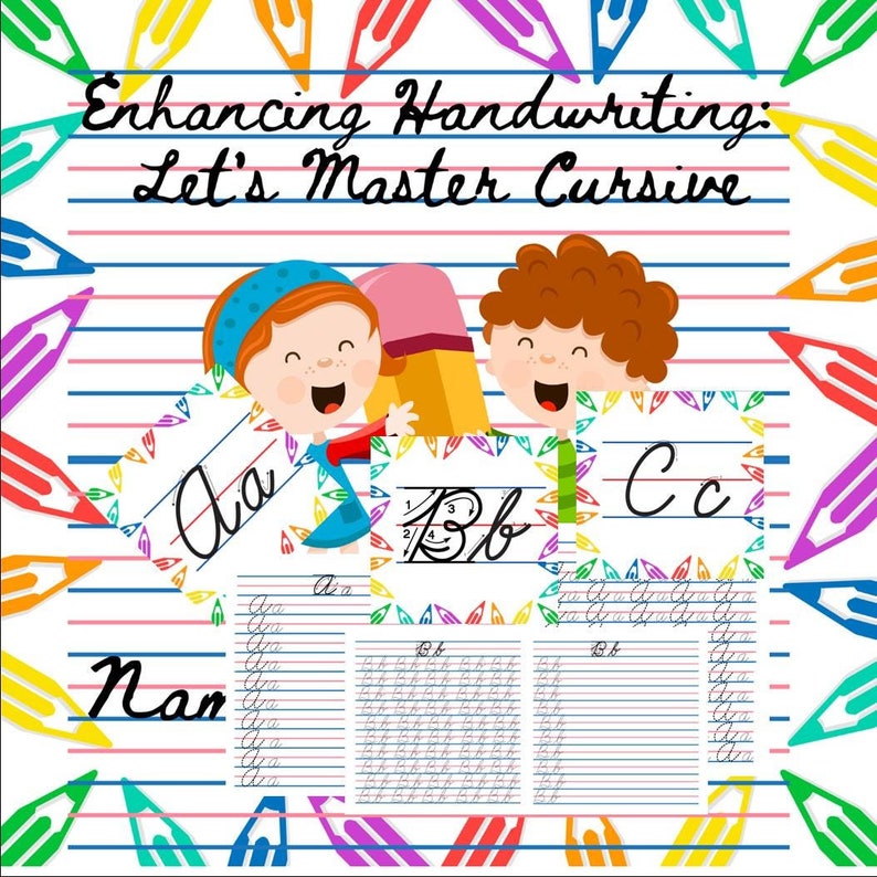 CURSIVE WRITING WORKBOOK - Etsy