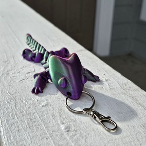Cute Articulated Dragon Keychain Multicolor - Etsy