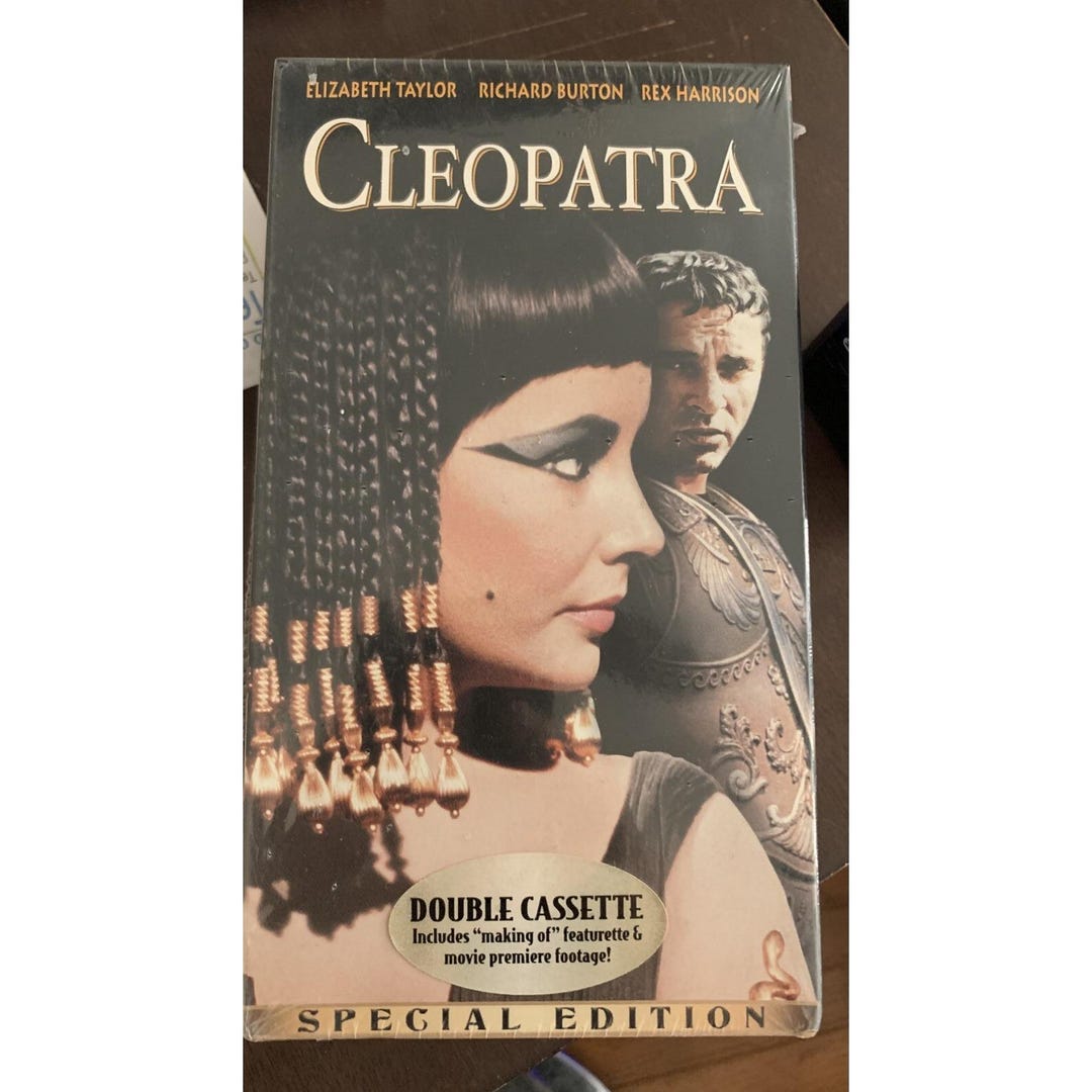 Vhs-cleopatra- Special Edition- 2 Tapes- 2001 Double Cassette Elizabeth ...