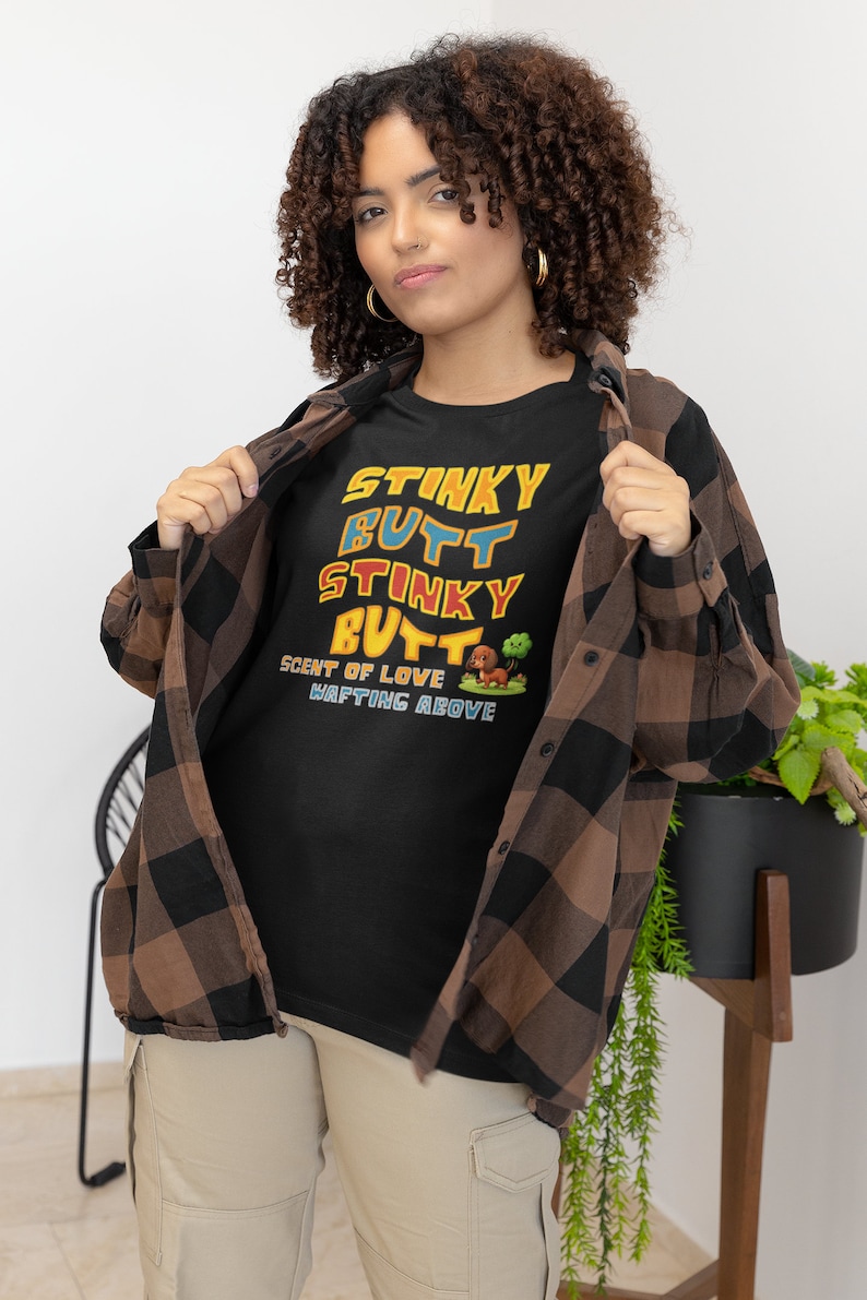 Stinky Butt Stinky Butt Scent of Love Wafting Above, Funny T-shirt, Gag Gift, Retro Style Friend ...