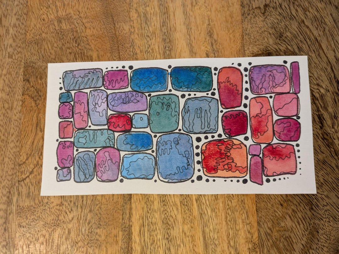 Curious Cubes - Original Art Work Print - Etsy