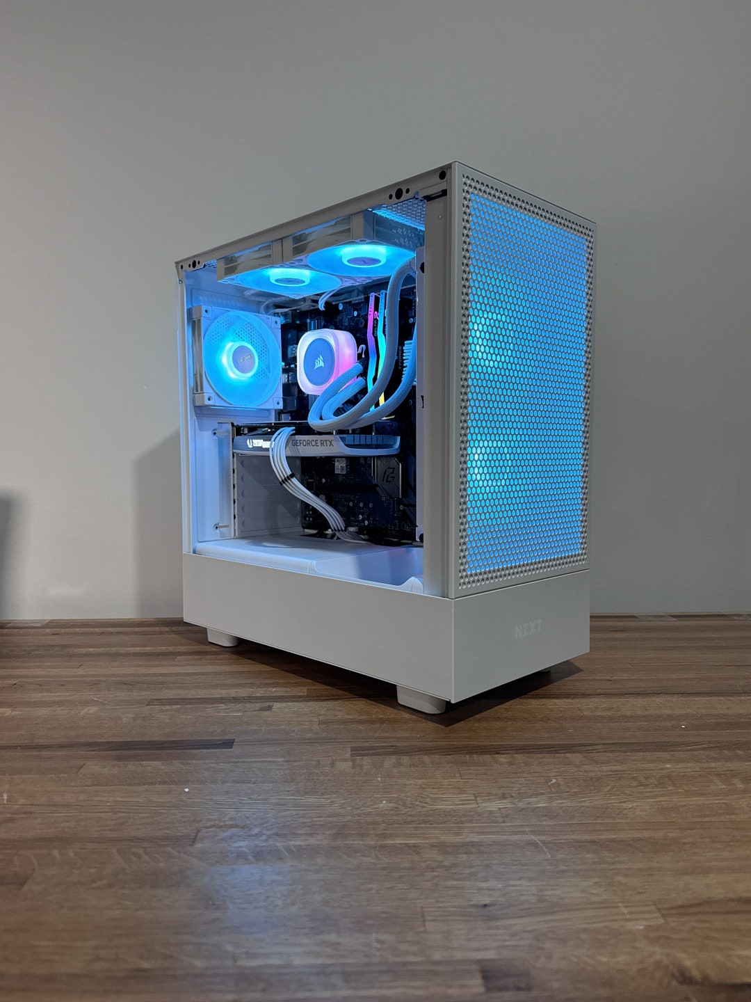 White High End Prebuilt RGB Gaming PC by Royalpcs RTX 3080 Ryzen 9 With ...
