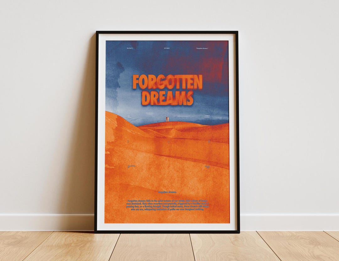 Forgotten Dreams Poster - Printable Graphic Design Art for Home Decor ...