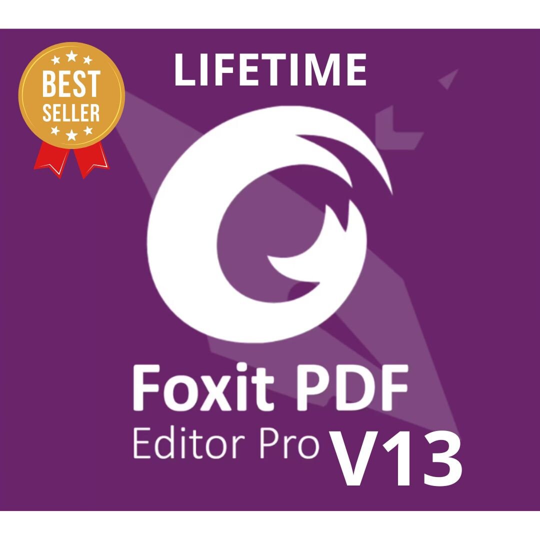 Foxit PDF Editor Pro 13 Lifetime Multilingual 2023 - Etsy