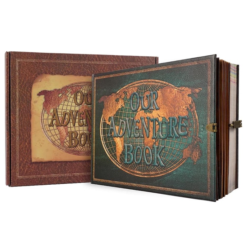 Our Adventure Book | Genuine Leather Photo Album Scrapbook ...