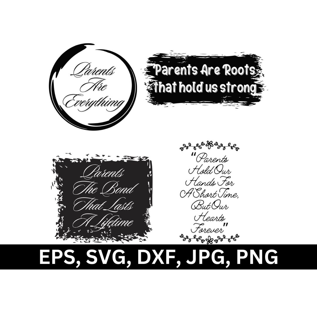 Mom Dad Svg Bundle , Parent Bundle , Parents Cut Files , Mom Dad ...
