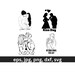 Kiss Svg , Kiss Silhouette , Line Art Faces Svg , Couple Lover Stencil ...