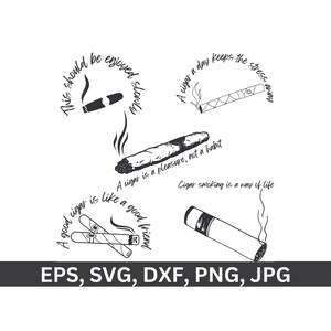 Cigar Svg Bundle - Etsy