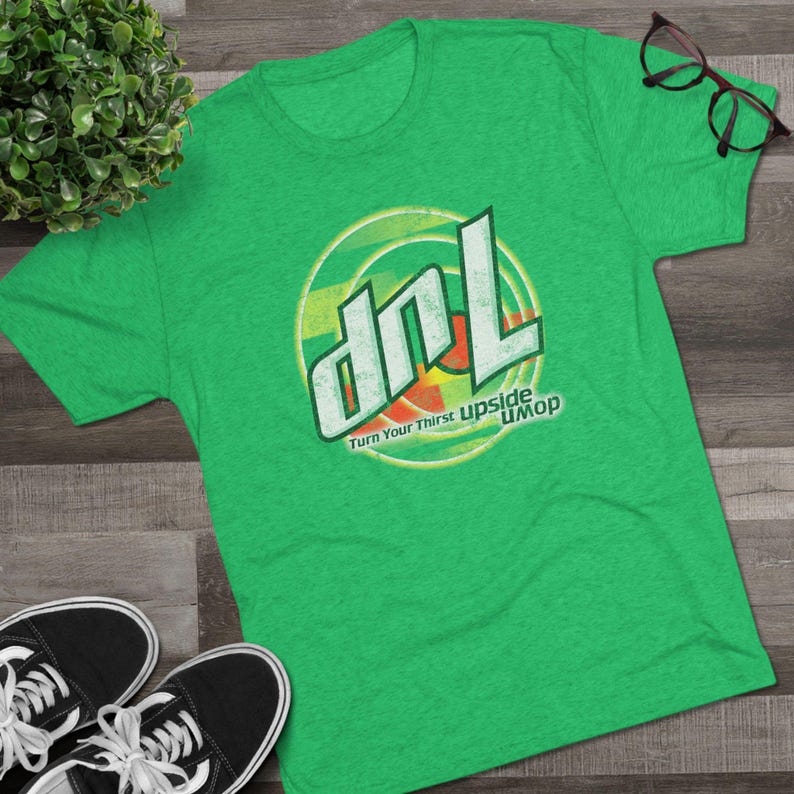 DNL Soda 90's 7UP Shirt | Unisex Tri-blend Crew Tee - Etsy