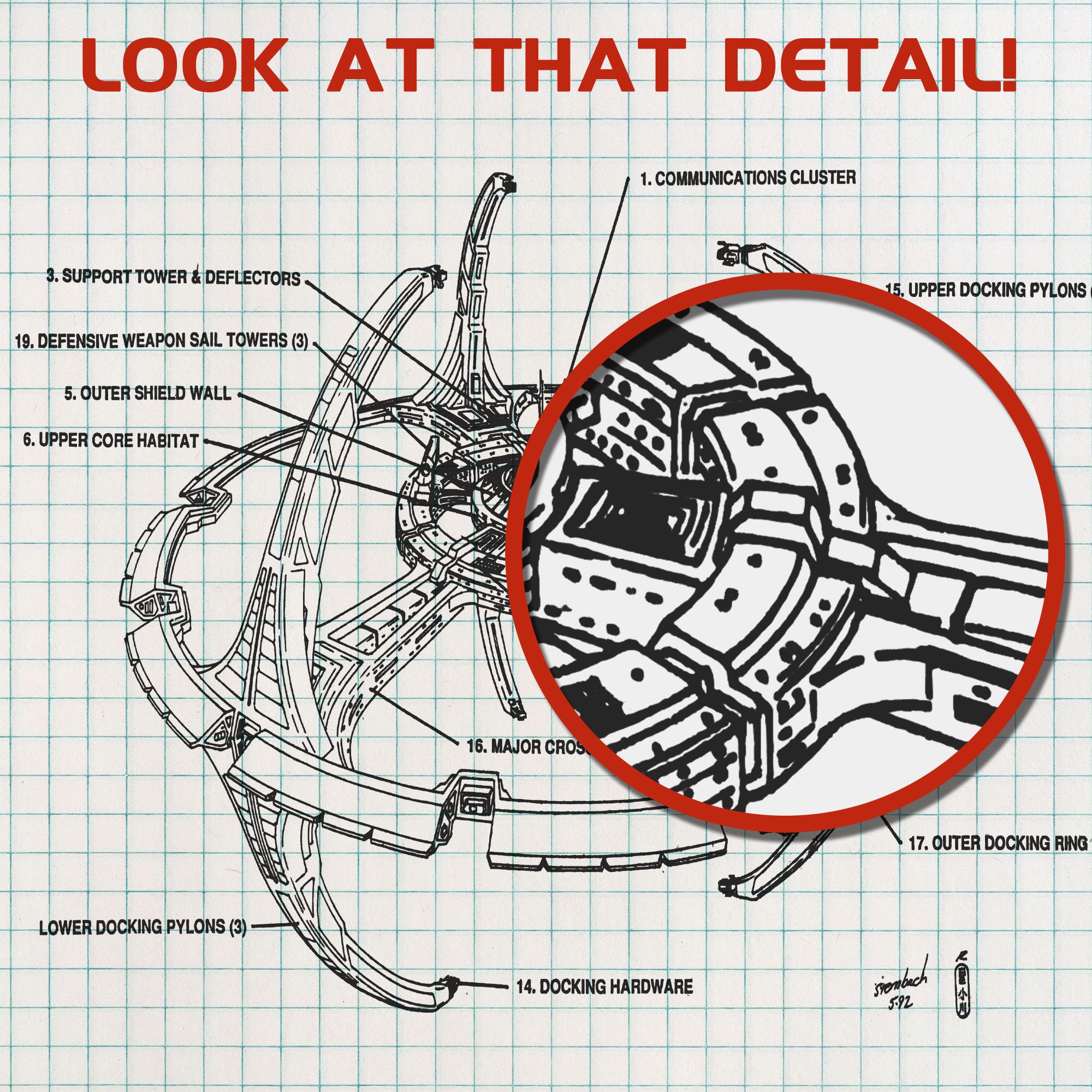 DS9 Original Concept Art Blueprint Transparent PNG Digital Download - Etsy