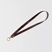 IPhone Necklace With Leather Strap and Key Ring, Bordeaux for iPhone 14 ...