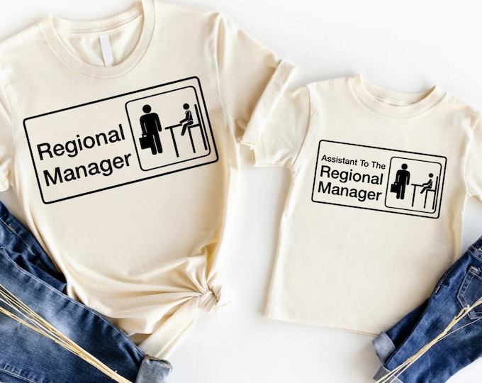Regional Manager Shirt,assistant to the Regional Manager,dad and Son ...