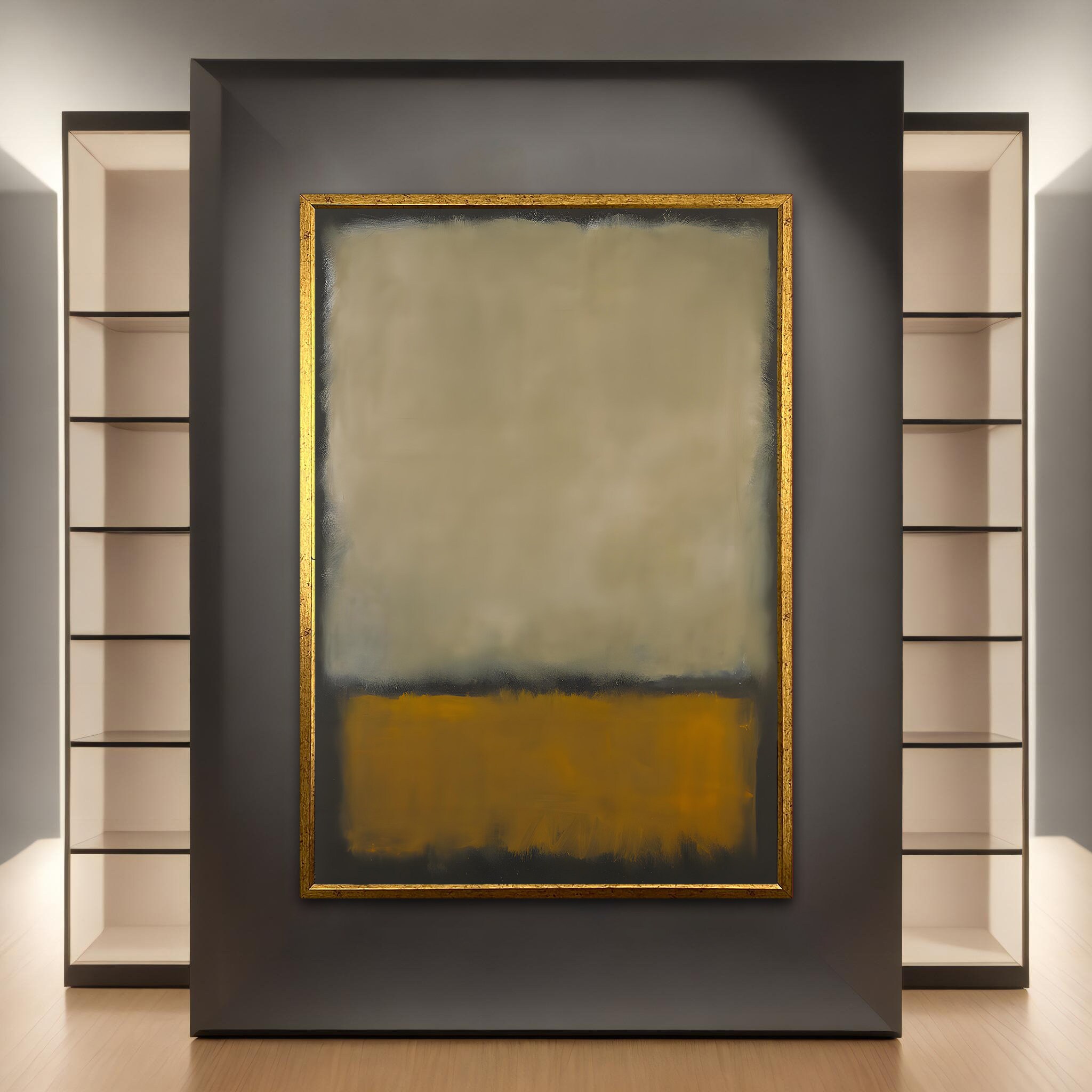 Mixed Color Mark Rothko Inspired Canvas Art, Expressionist Reproduction ...
