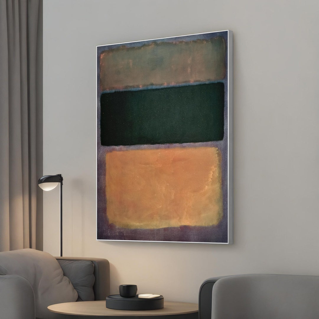 Housewarming Gift - Mark Rothko Canvas Print, Livingroom Decor ...
