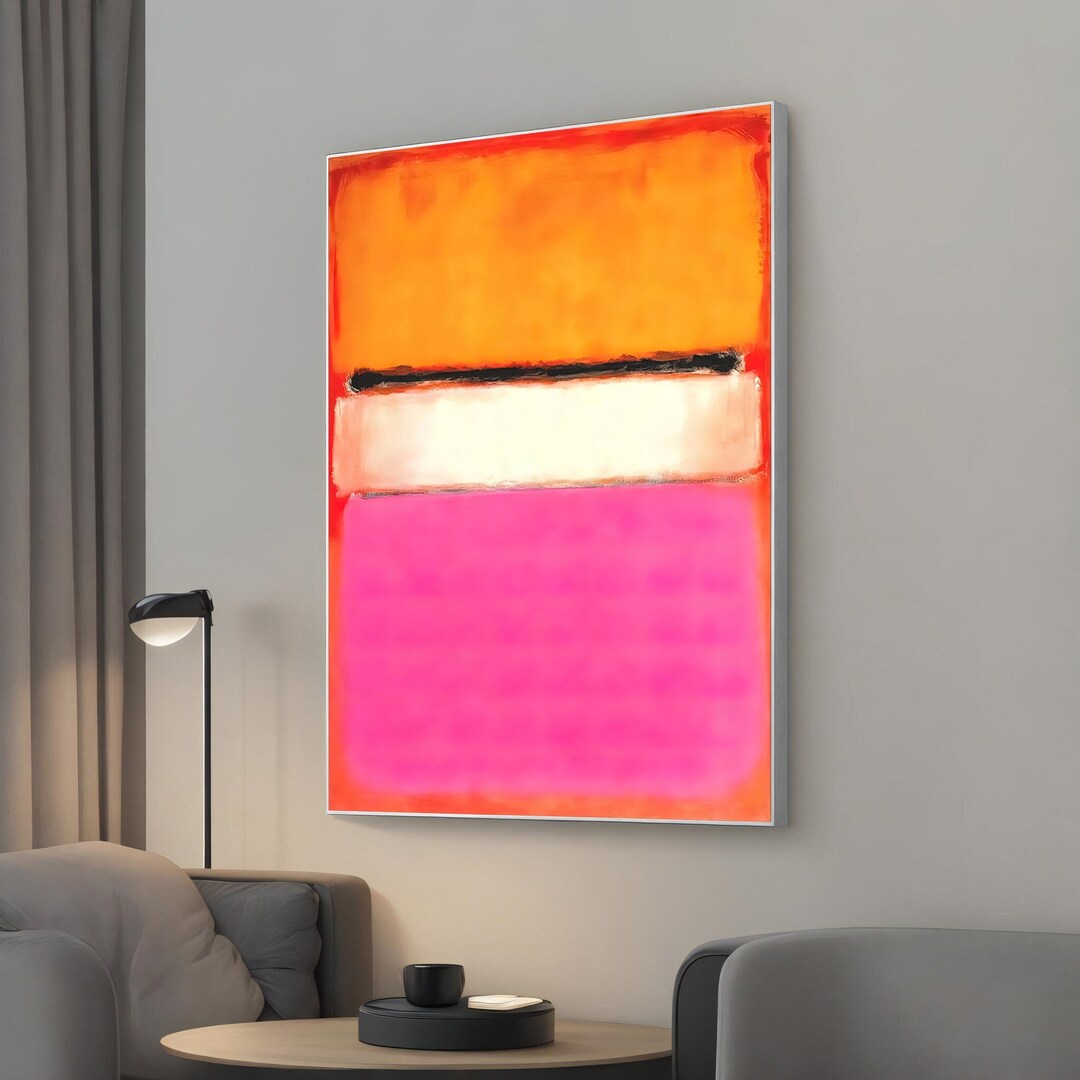 Rothko Reproduction Print, Abstract Minimalism Poster, Modern Wall ...