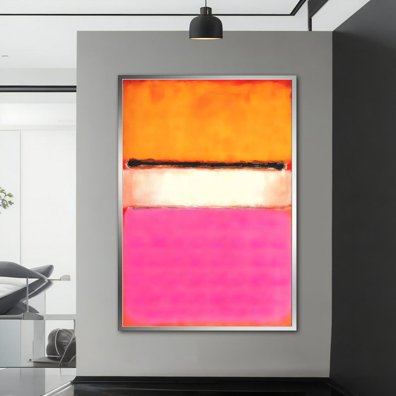 Rothko Reproduction Print, Abstract Minimalism Poster, Modern Wall ...