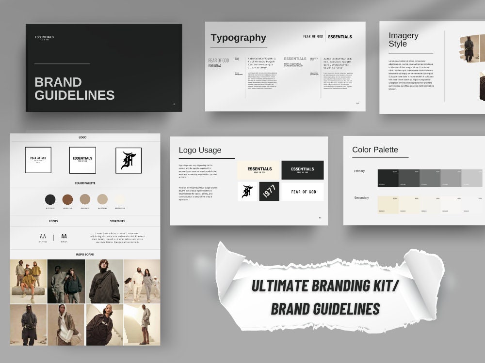 Ultimate Brand Guideline / Branding Kit Template / Brand Style Guide ...