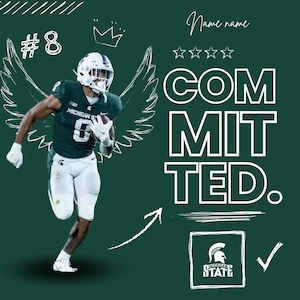 Sports Committed Poster Template Bundle | Sports Social Media Poster ...