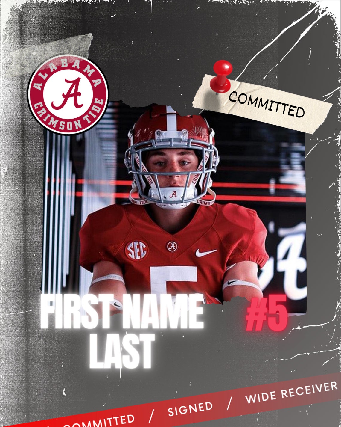 Sports Committed Poster Template Bundle | Sports Social Media Poster ...