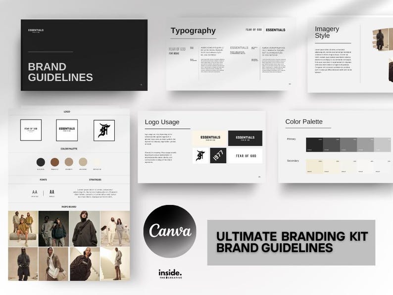 Ultimate Brand Guideline / Branding Kit Template / Brand Style Guide ...