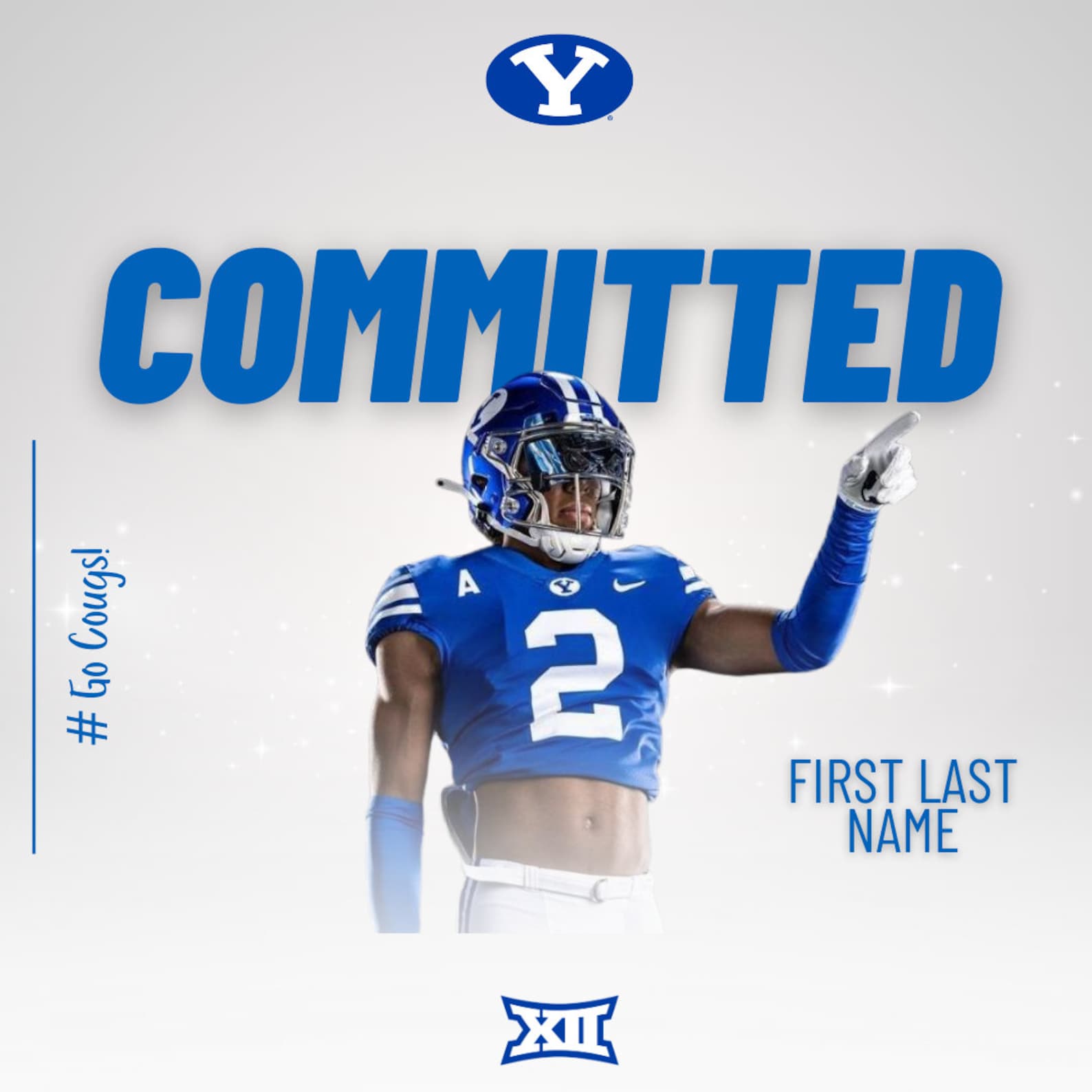 Sports Committed Poster Template Bundle | Sports Social Media Poster ...