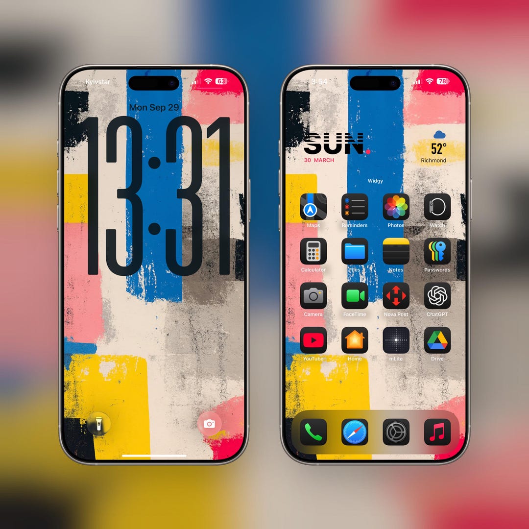 IPhone Wallpaper & Widget Pack, Phone Wallpaper (instant Download) - Etsy