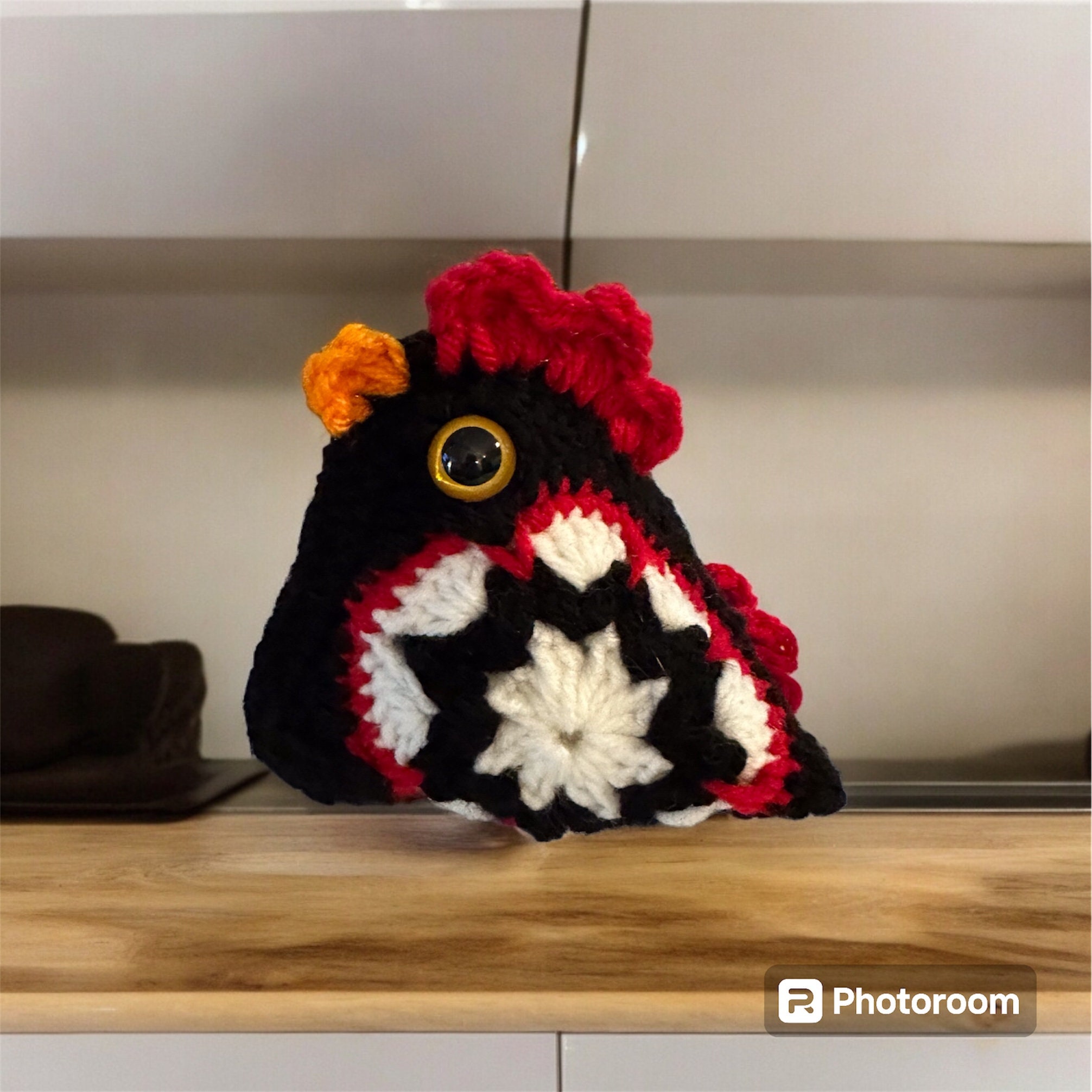 Granny Square Crochet Chickens - Etsy