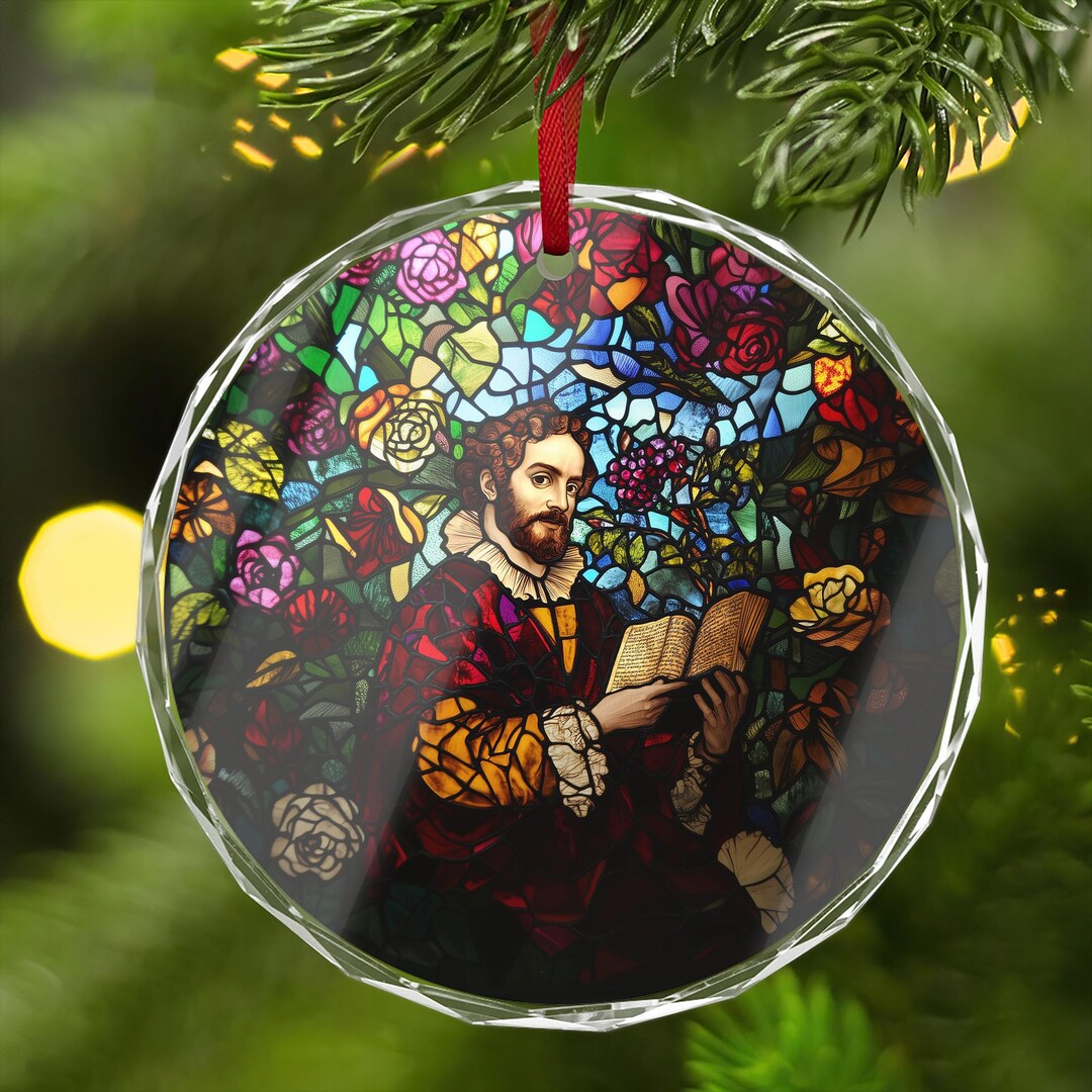 William Shakespeare Ornament Shakespeare Christmas Ornament Writer ...