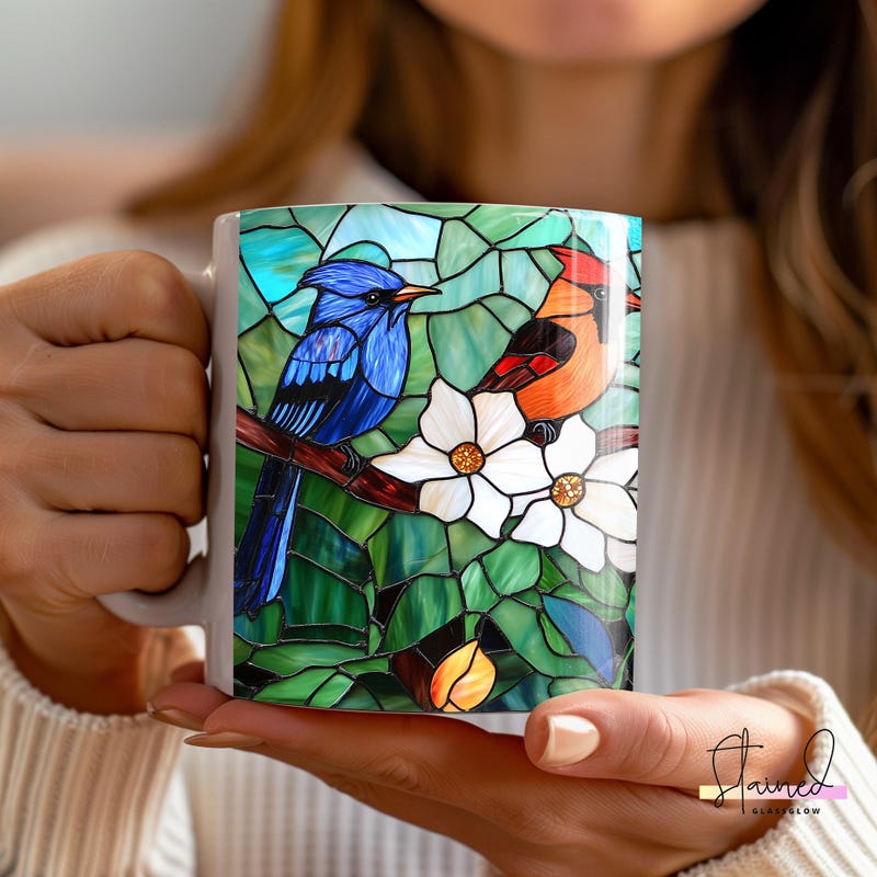 Mug With Bird - Etsy