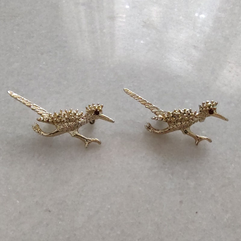 Gold Roadrunner Pin - Etsy