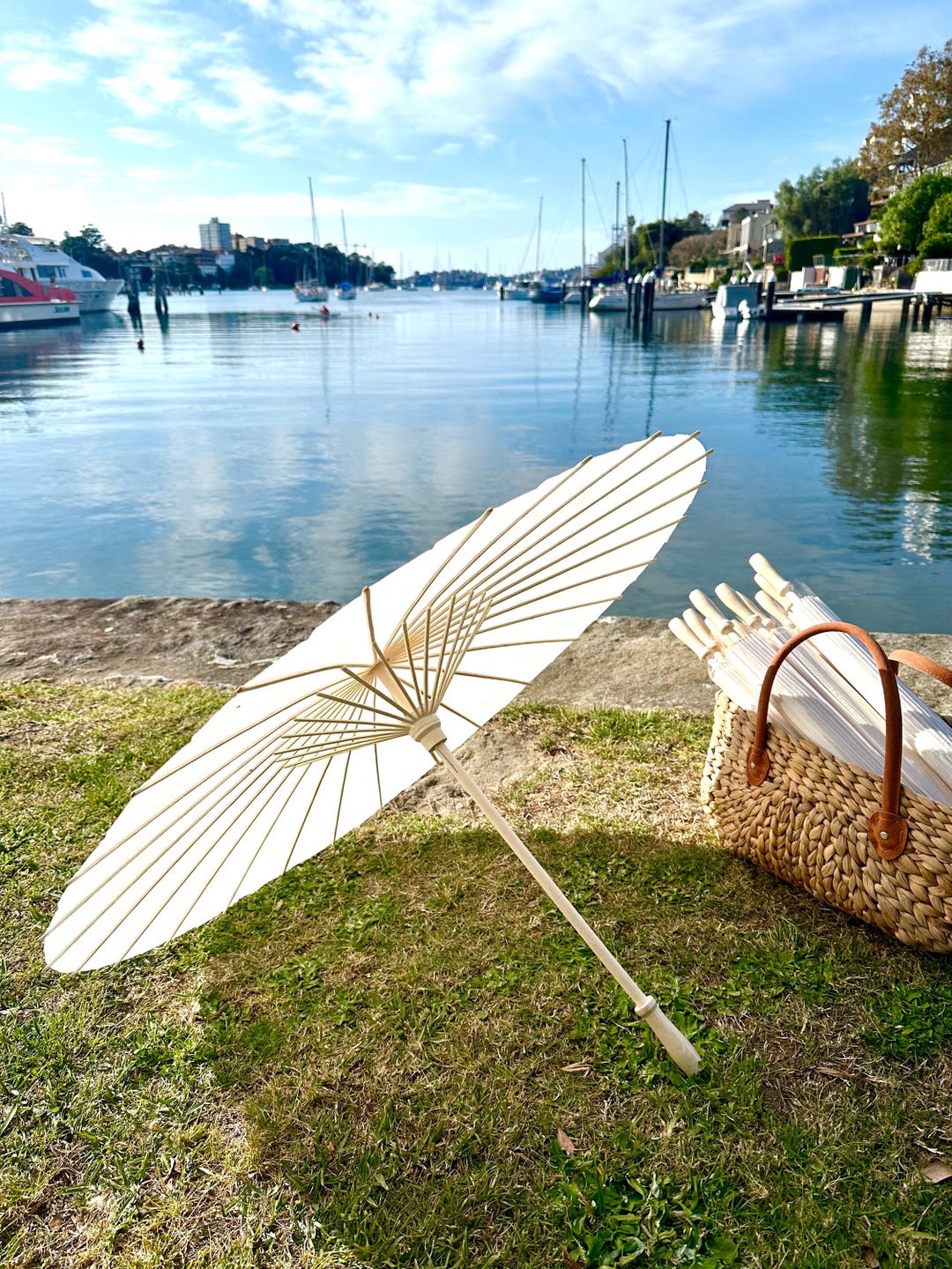 84cm Diameter Paper Parasol, Wedding Umbrella, Paper Umbrella, Large ...