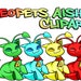 Neopets Aisha Clipart, Four Colors of Basic Aishas in a Cute Sitting ...