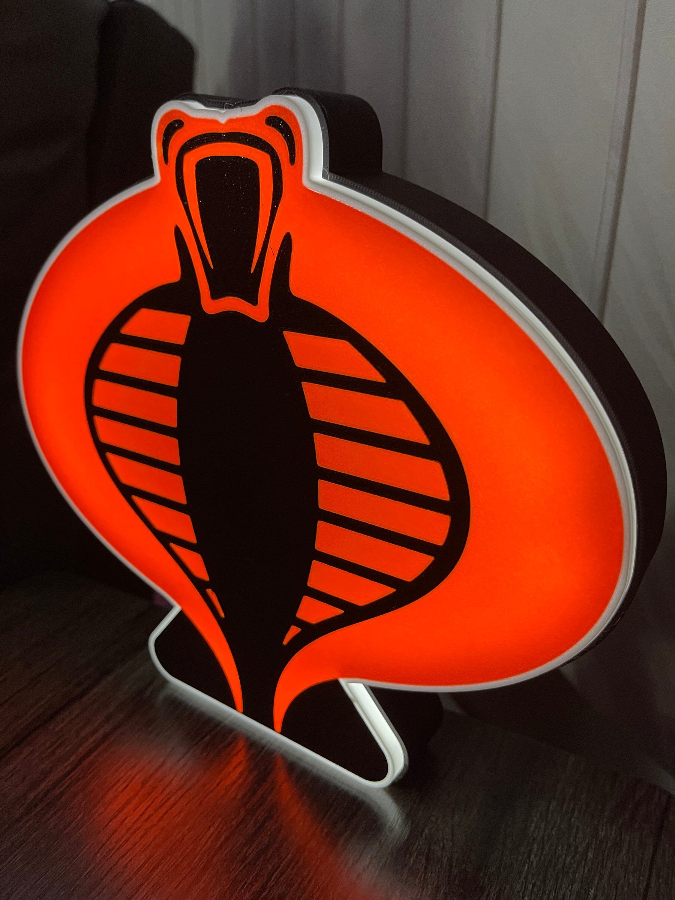 G.I. Joe Cobra Logo Led Lightbox Display - Etsy