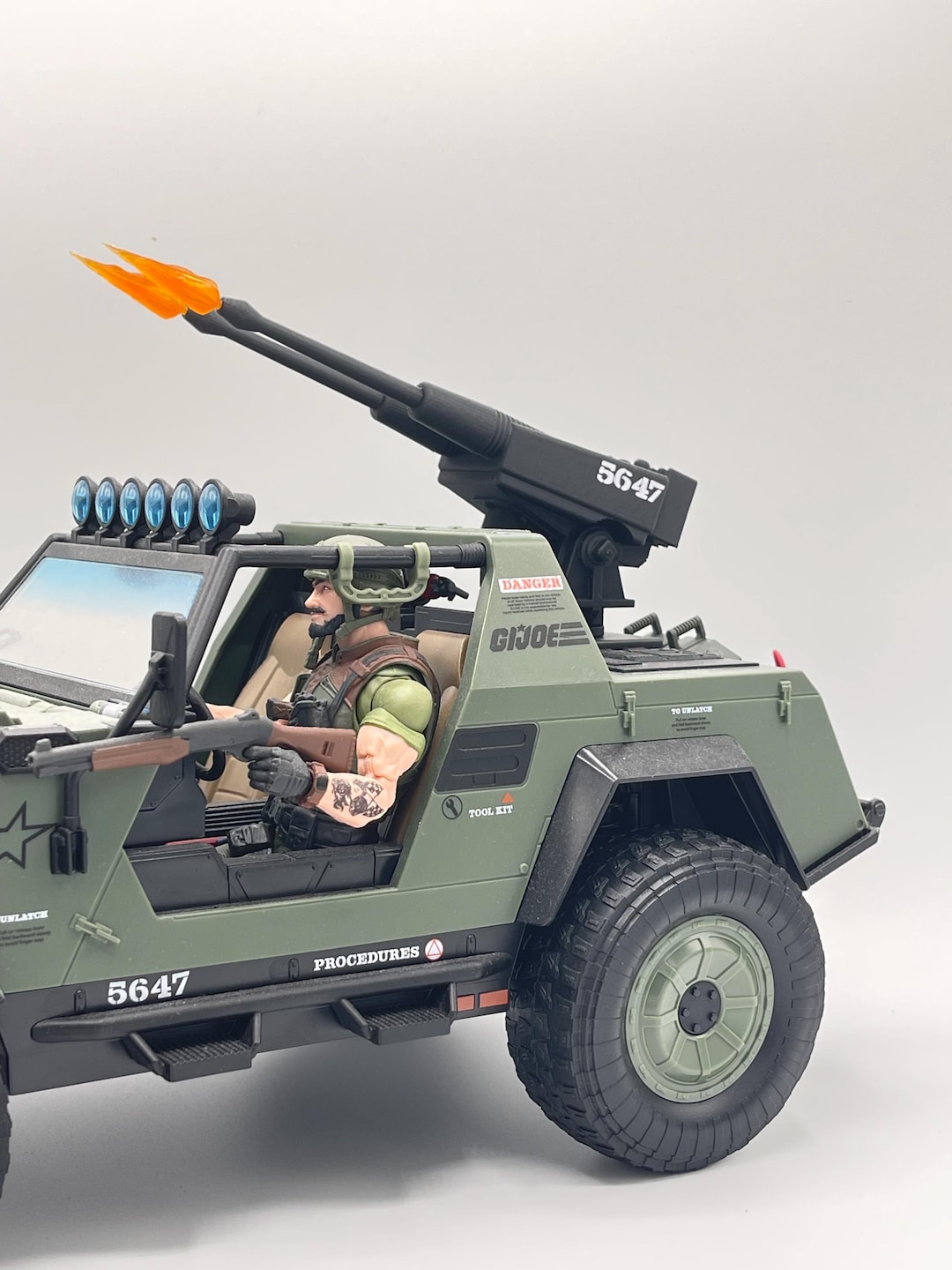 G.I. Joe Classified Vamp Stinger Alternate OG Turret Laser Gun - Etsy