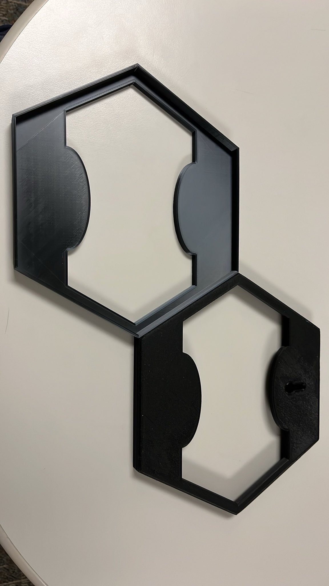 180mm Hex Wall Mount - Etsy