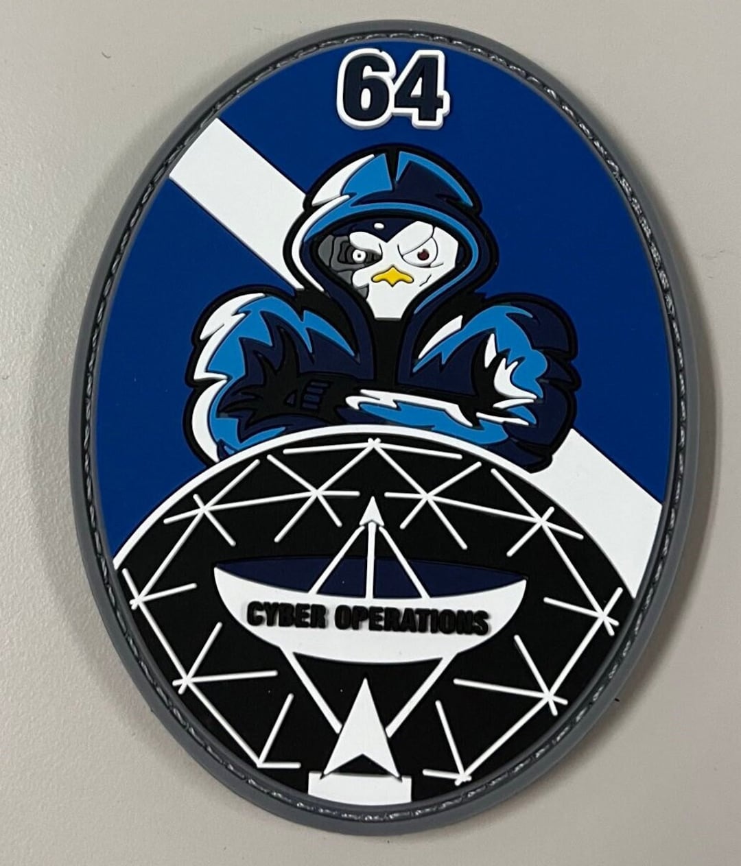 Tux the Cyber Operator Patch - Etsy