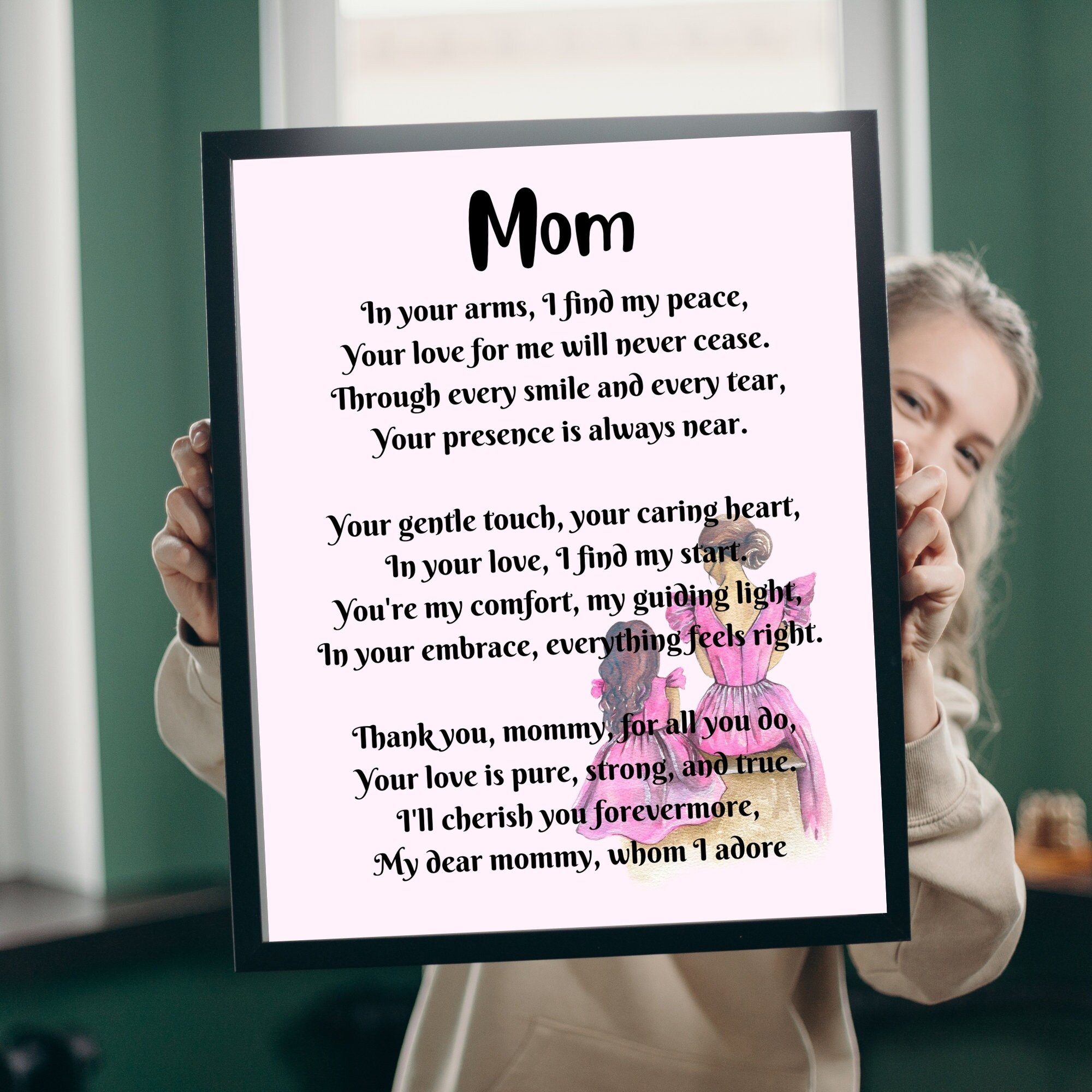 Gift for Mom,printable Mother's Poem, Poem for Mom - Etsy