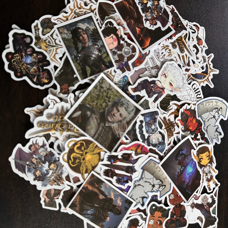 BG3 Custom Desk Mat, Stickers Baldur's Gate 3 Custom Option Mouse Pad ...