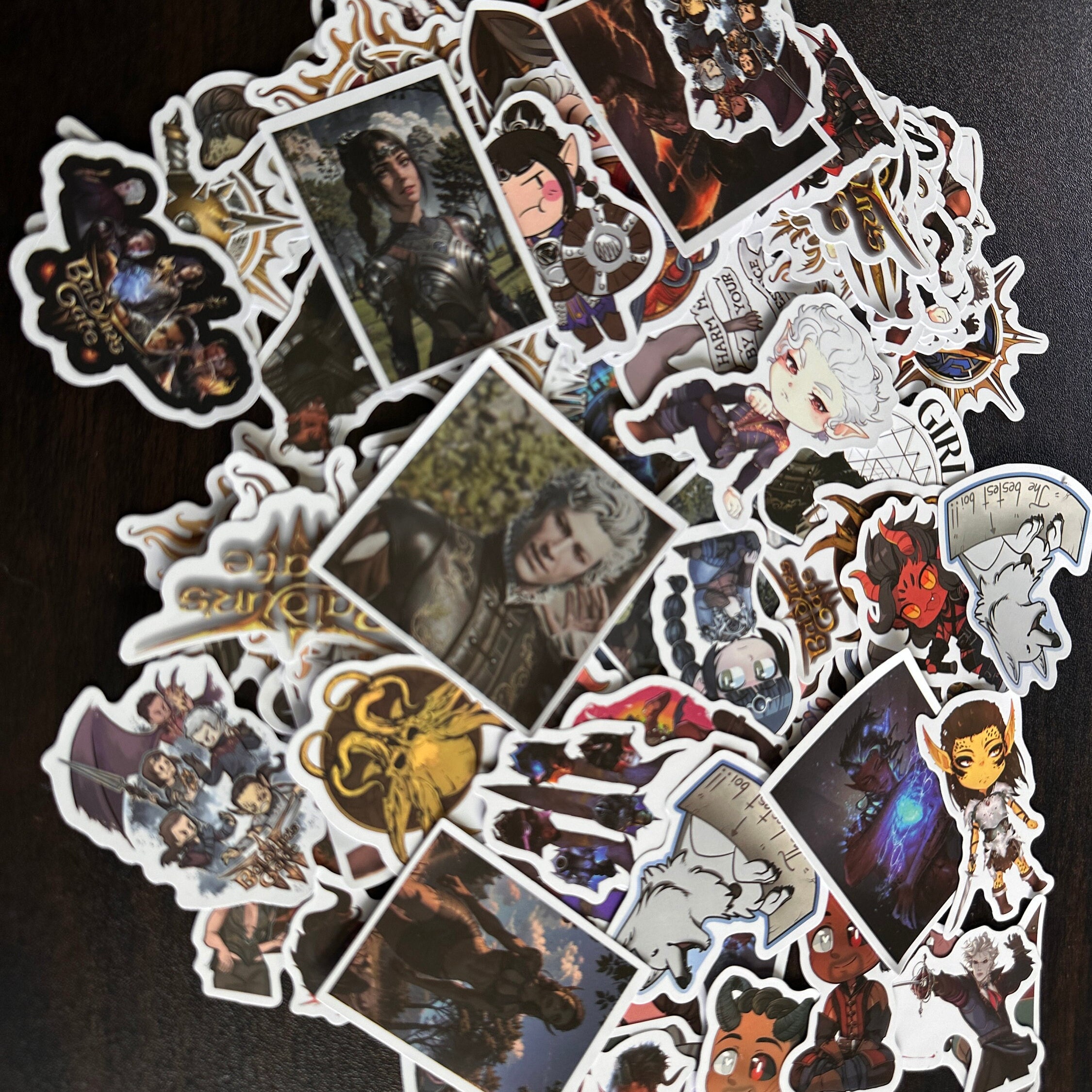 BG3 Custom Desk Mat, Stickers Baldur's Gate 3 Custom Option Mouse Pad ...