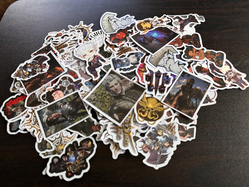 BG3 Custom Desk Mat, Stickers Baldur's Gate 3 Custom Option Mouse Pad ...