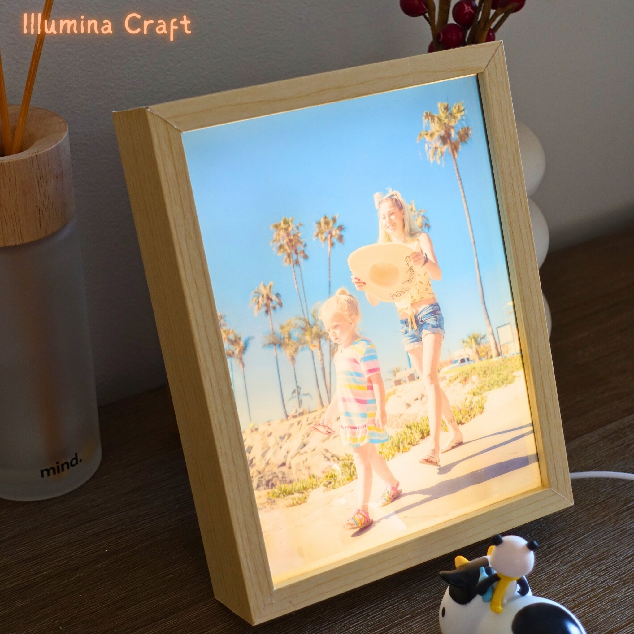 Wall Art Frame Light, the Collision of Light and Art, Light Box, Light ...